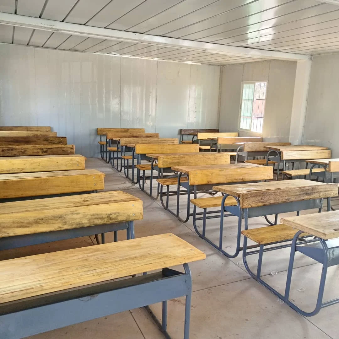 Visite du Chantier des classes préfabriquées - COGEA International